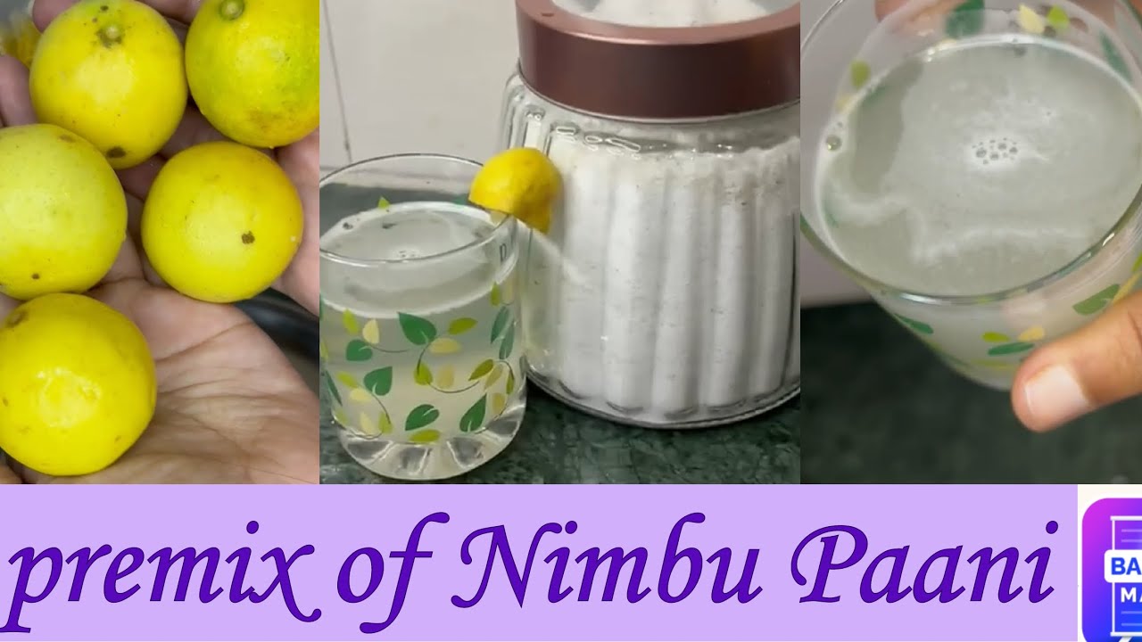 Nimbu Paani premix | shikanji premix #nimbupaani #trending # ...