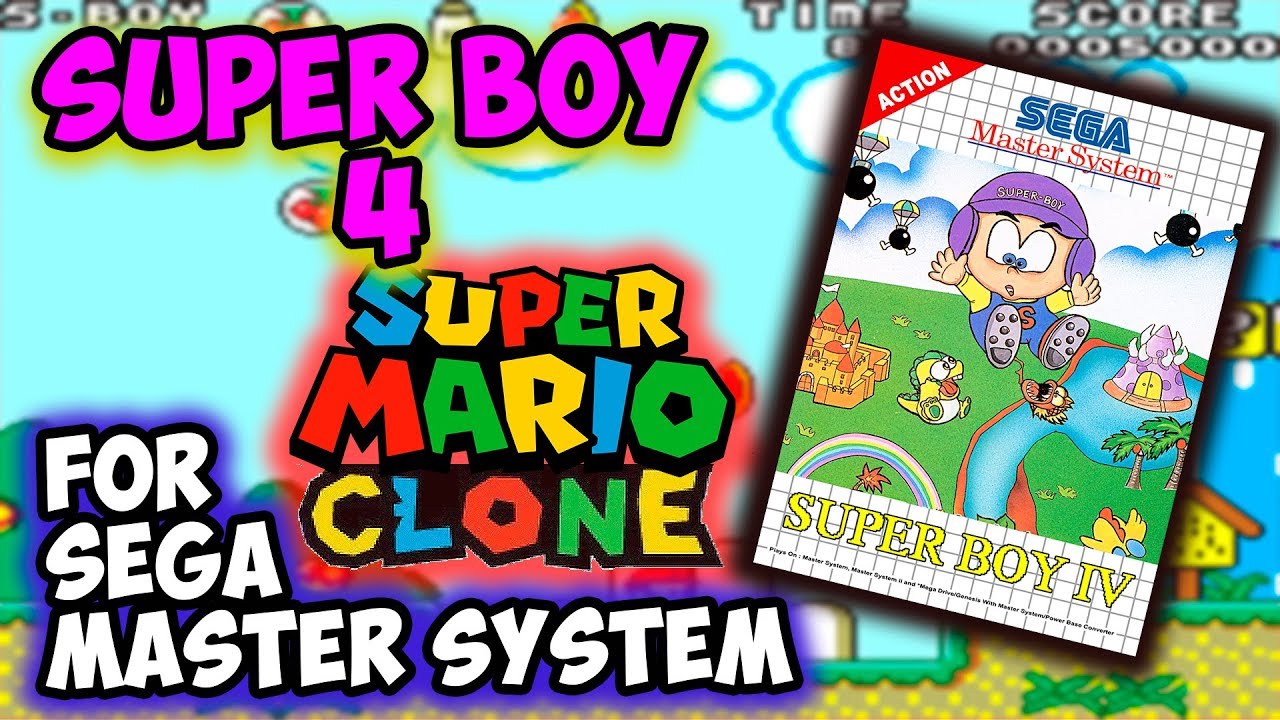 Super Boy IV a SUPER MARIO WORLD CLONE !! for SEGA Master System - YouTube