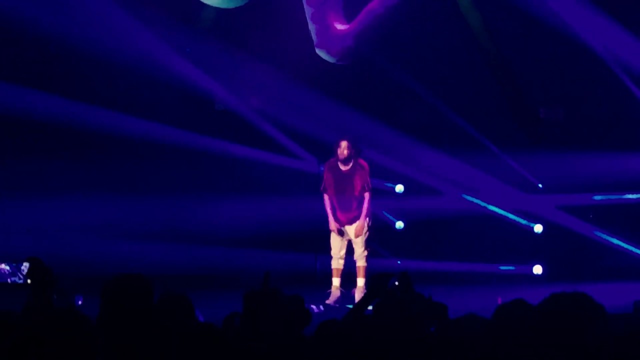 J. Cole Performs "ATM" Live | KOD Tour - YouTube