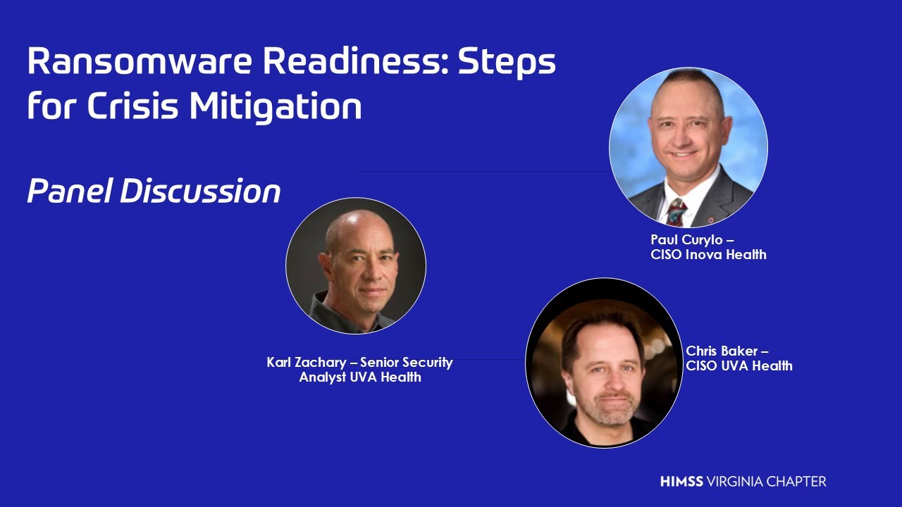 Ransomware Readiness: Crisis Mitigation Strategies from Healthcare IT ...