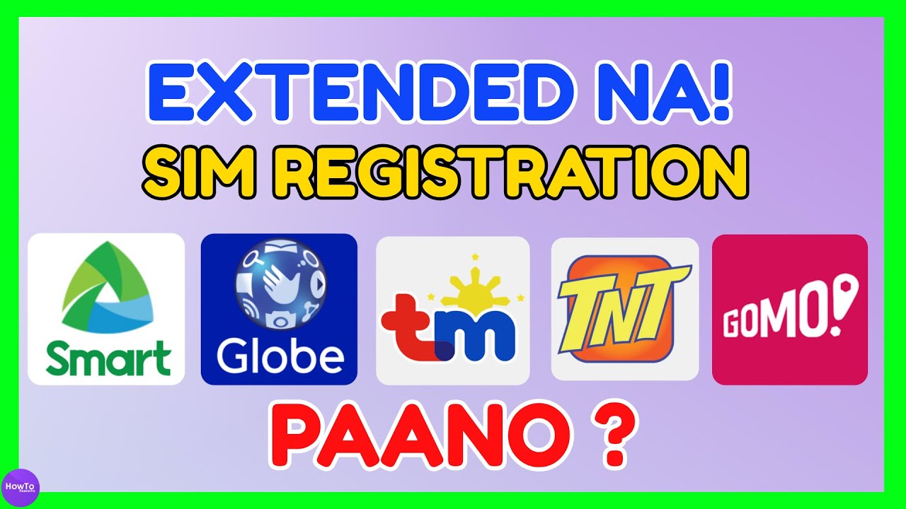 SIM REGISTER EXTENDED! UNTIL JULY 25! - YouTube
