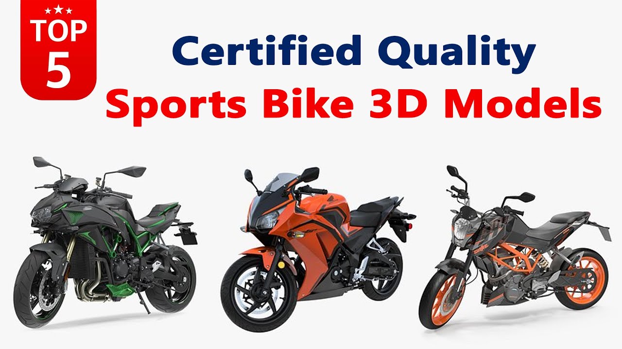 Best Premium Rigged Sports Bike 3D Models in 2024, Buy Rigged Sports ...