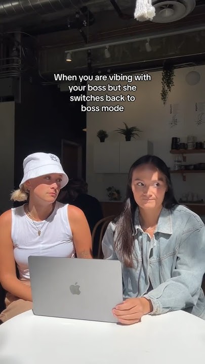 When you are vibing with your boss but she switches back to boss mode #shorts #work - YouTube