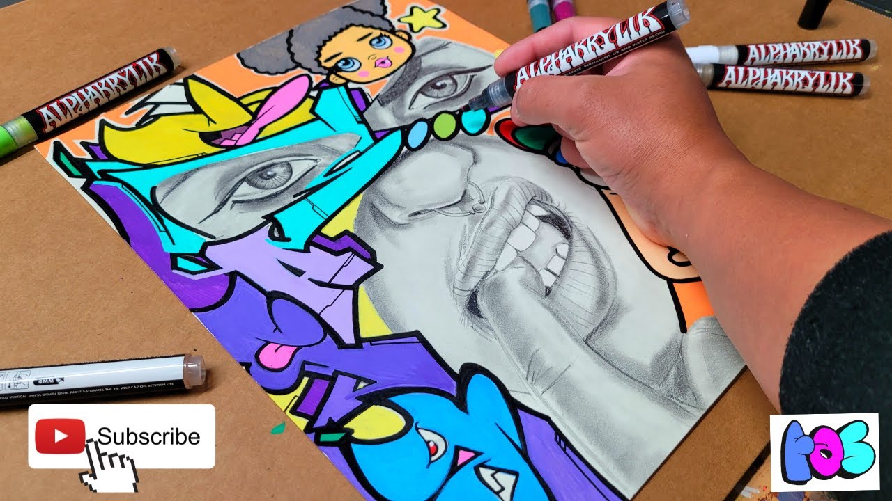 FAS Drawing | My Graffiti Style! - YouTube