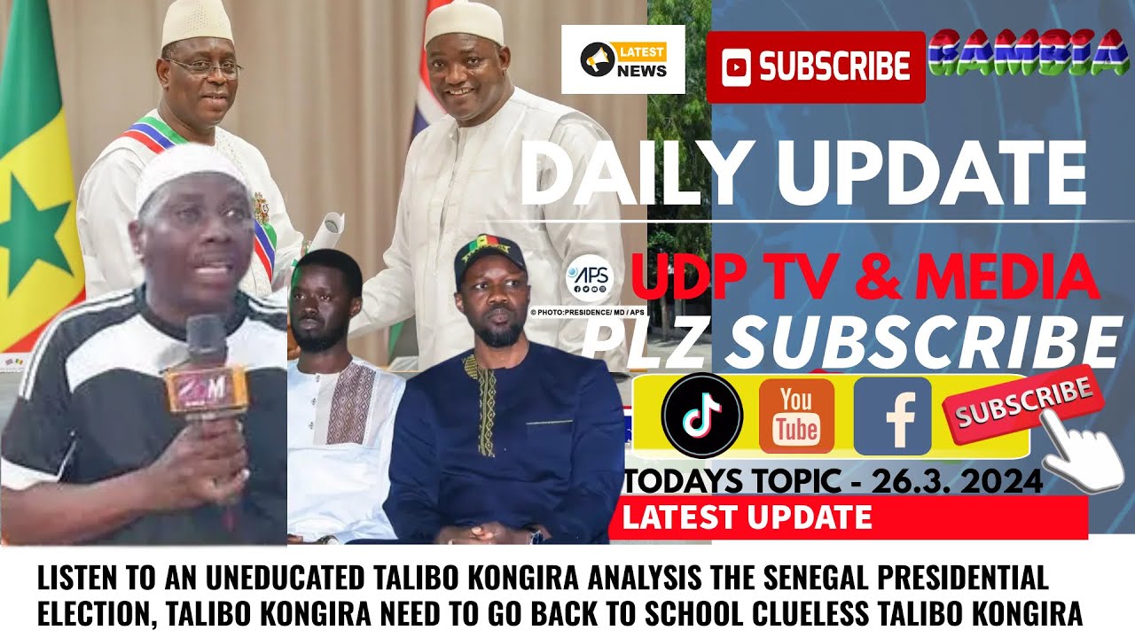 LISTEN TO AN UNEDUCATED TALIBO KONGIRA ANALYSIS THE SENEGAL ...