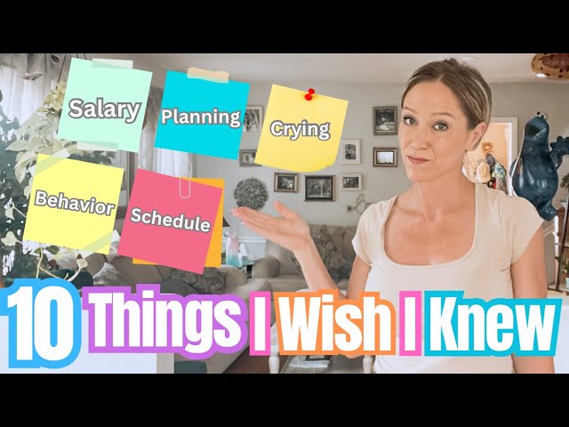 7 Things I Wish I Knew Before Becoming A Preschool Teacher