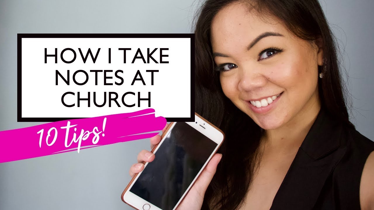 How I Take Notes at Church (10 TIPS!) - YouTube