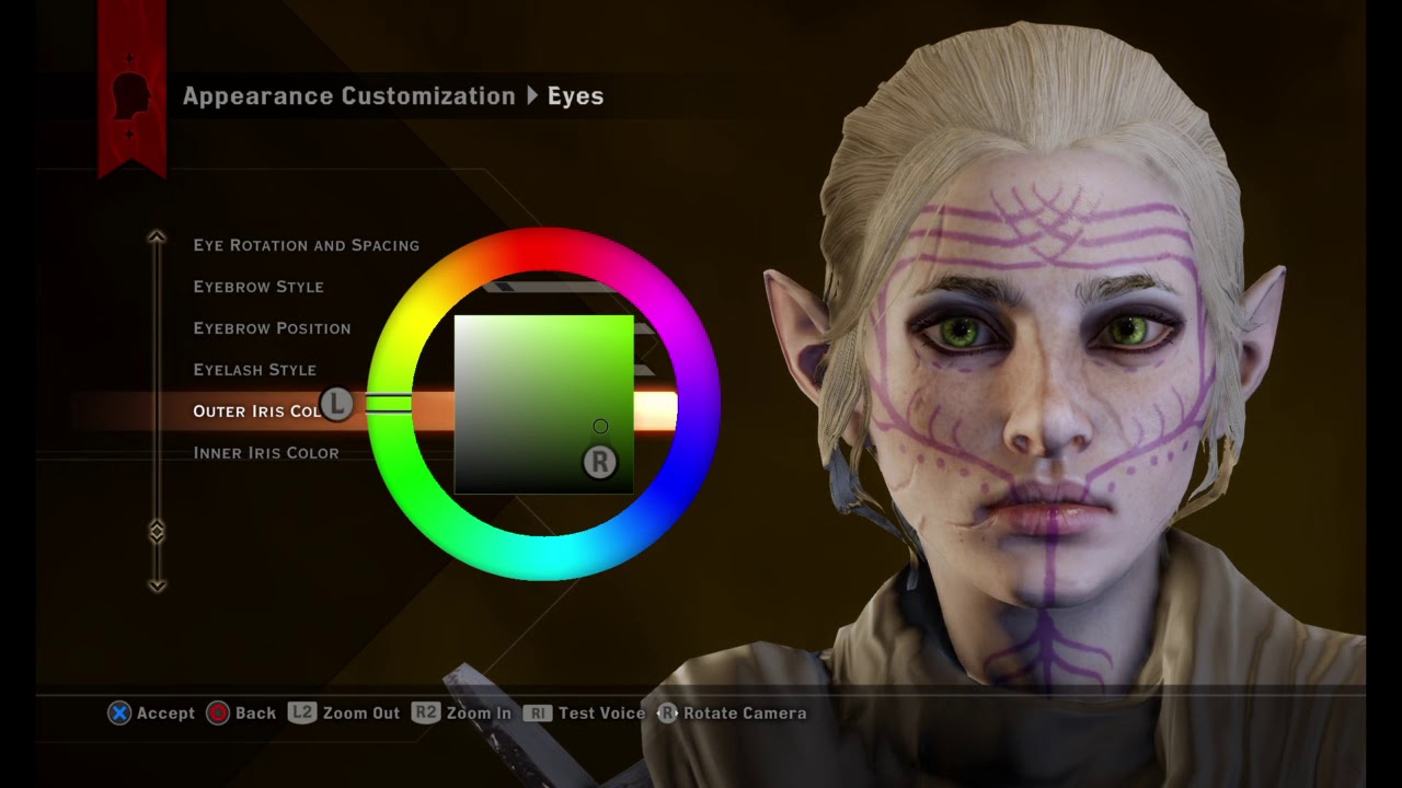 Dragon Age Inquisition: Pretty Female Elf Sliders - YouTube