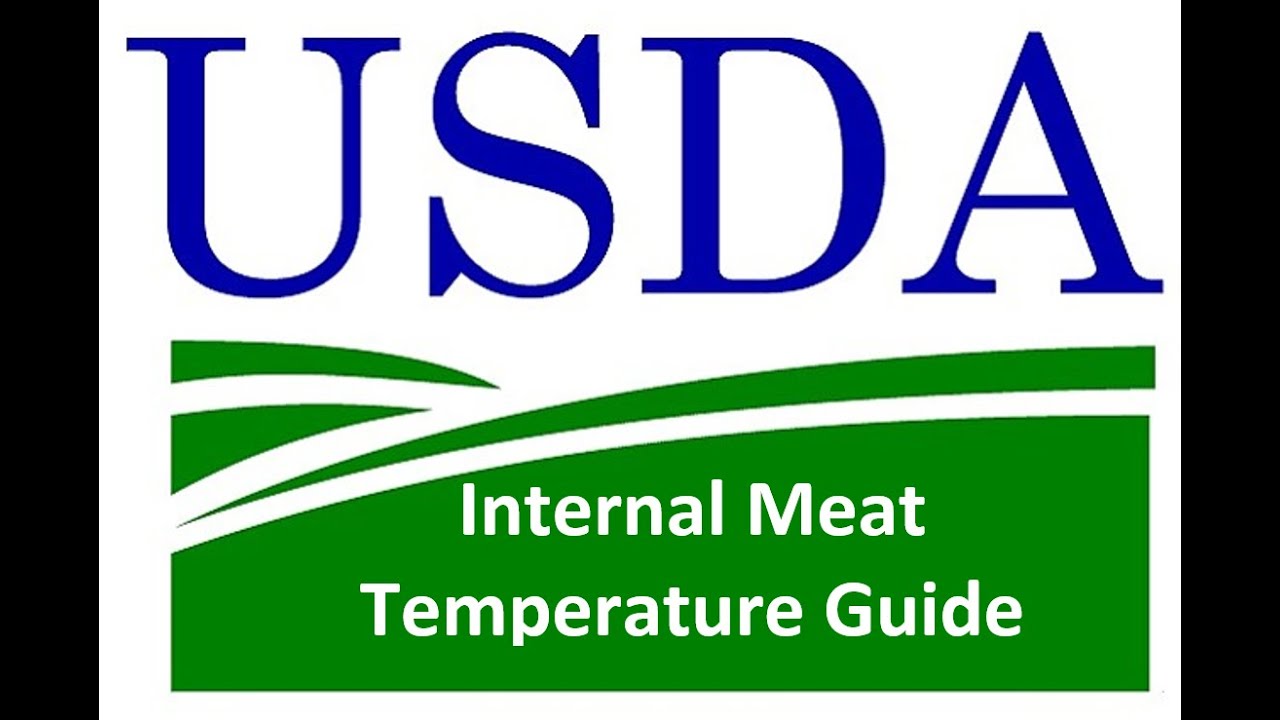 USDA Recommended Internal Meat Temperatures 4 all Major Types of Meat ...