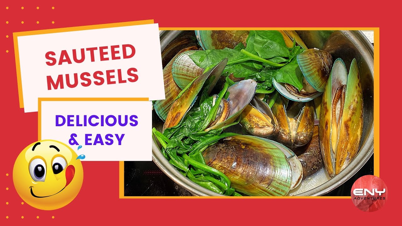 Delicious Quick and Easy recipe - Sauteed mussels with spinach ...