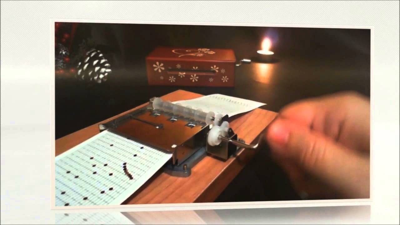 sample: Deck the halls. Music box song. Buy paper strip on Etsy. Custom ...