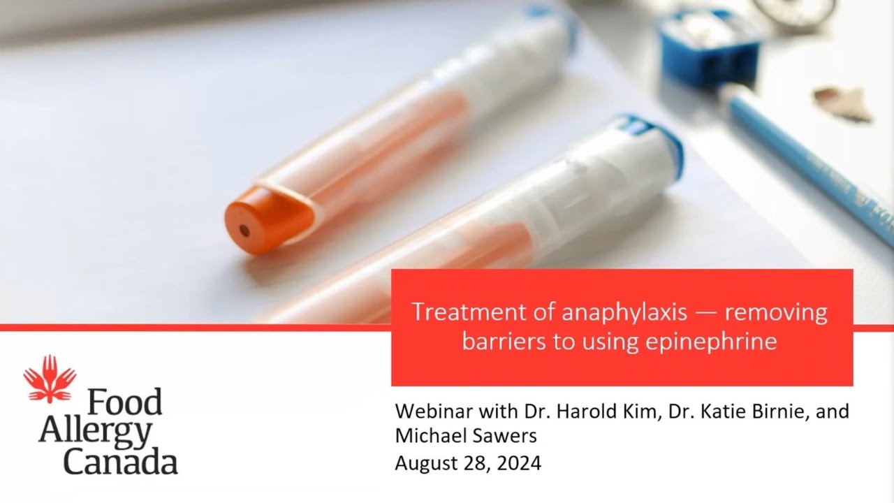 Webinar: Treatment of anaphylaxis – removing barriers to using ...