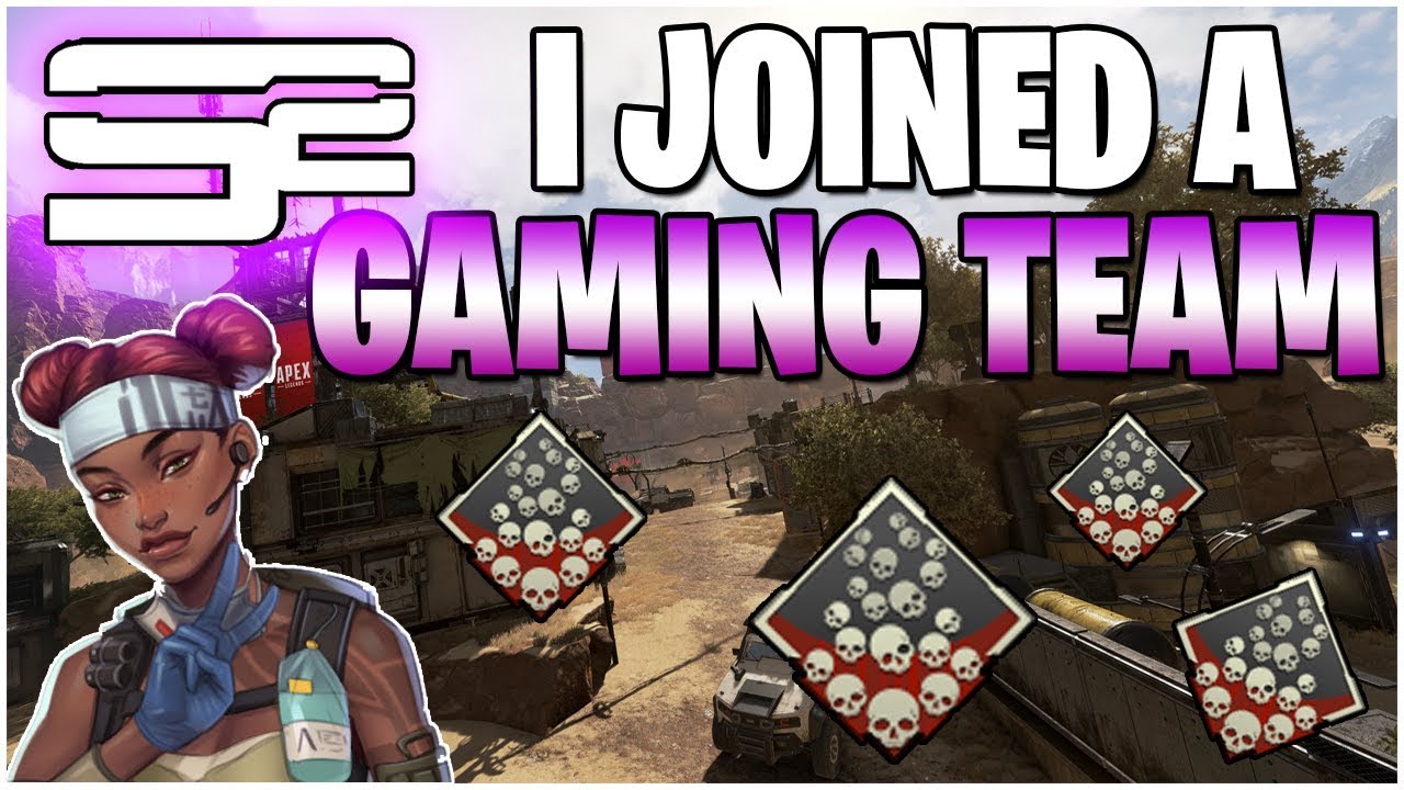 I JOINED a Gaming Team on Apex Legends! - YouTube