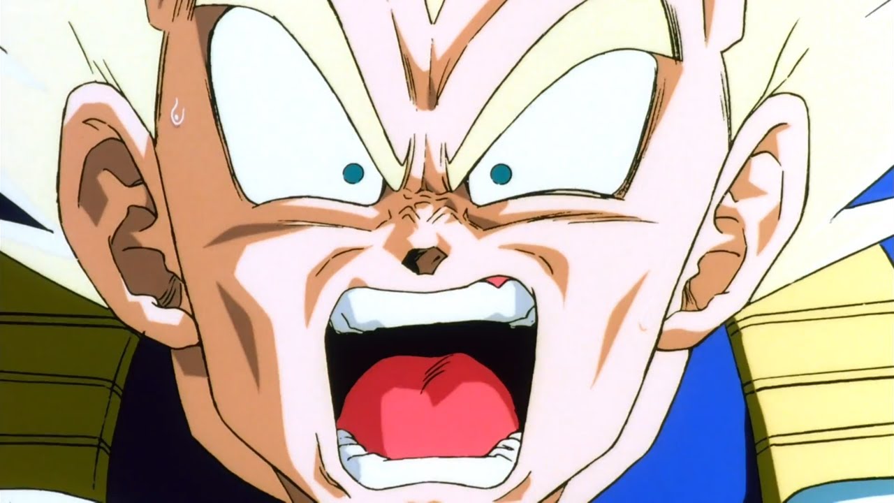 VEGETA GETS KICKED IN THE BALLS - YouTube