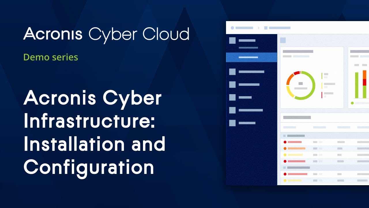 Setting up and Configuring the Acronis Cyber Infrastructure | Acronis ...