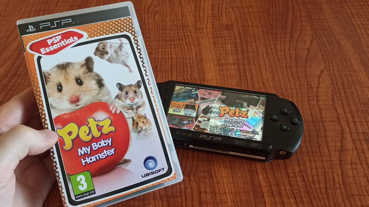 Игра для PSP Petz My Baby Hamster Essentials. Распаковка и Обзор. - YouTube