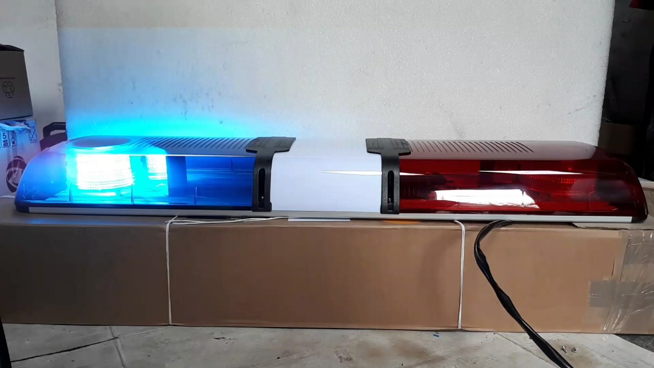 Police lightbar VSL 012 F - YouTube