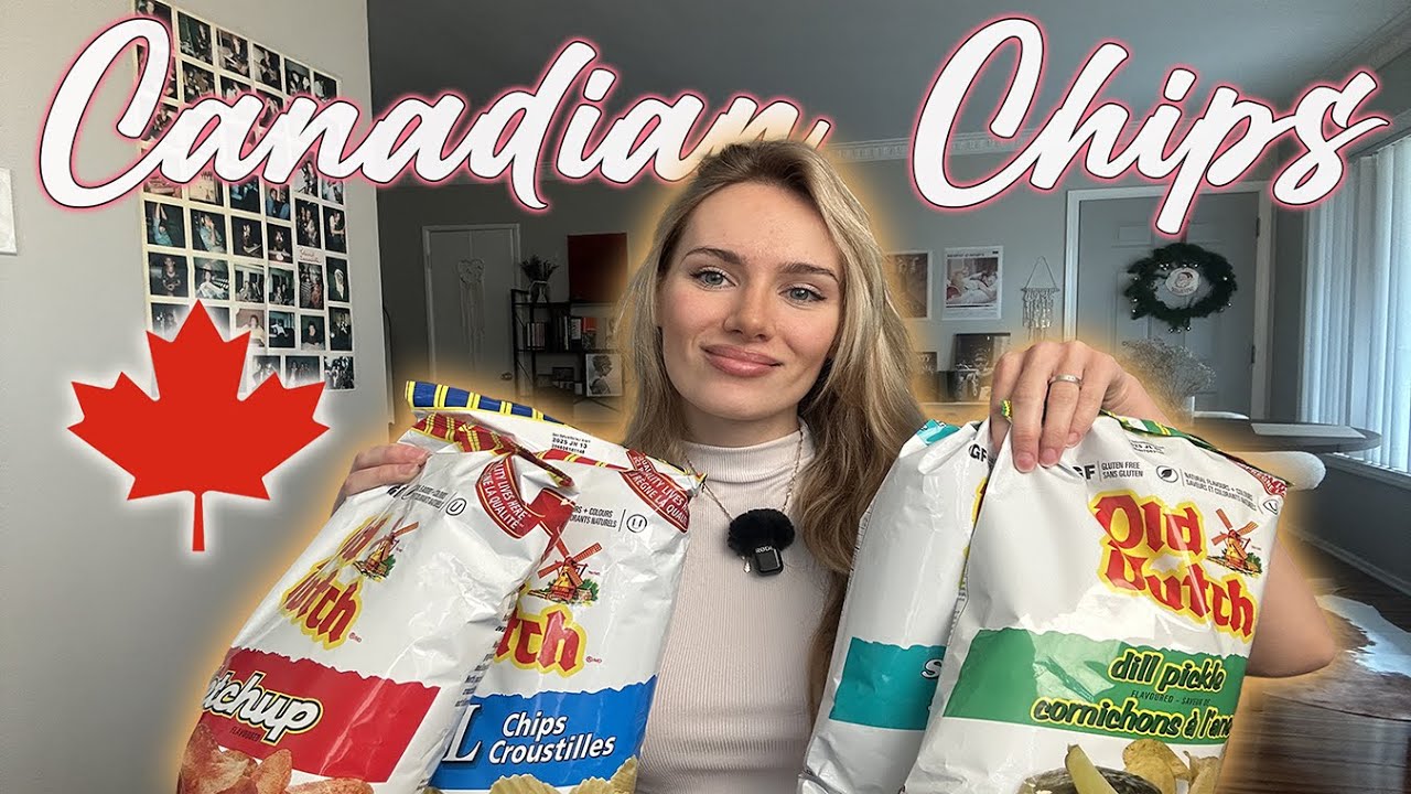 I Try Canadian Chips For The First Time!! I Try Ketchup Chips, All ...