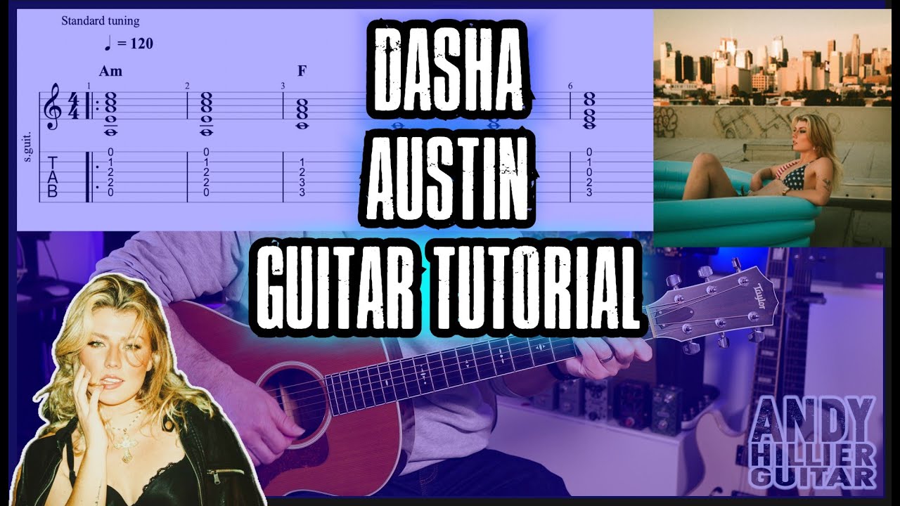 How to play Dasha - Austin Guitar Tutorial Lesson - YouTube