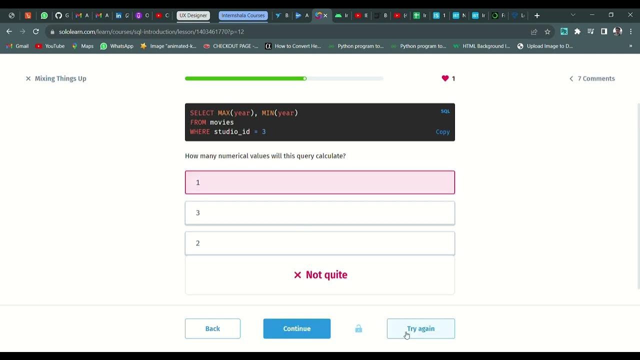 28 Ai Generated Practice Introduction To Sql Sololearn Youtube