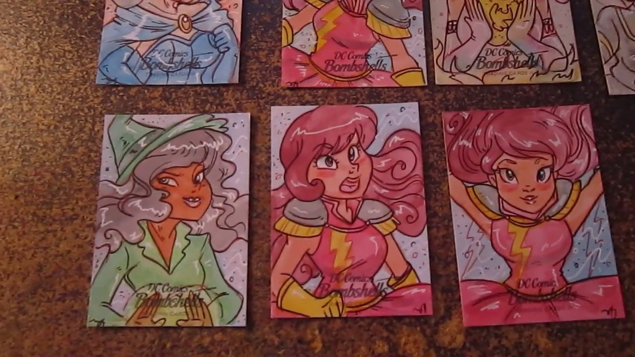 DC Bombshells 3 AP cards - YouTube