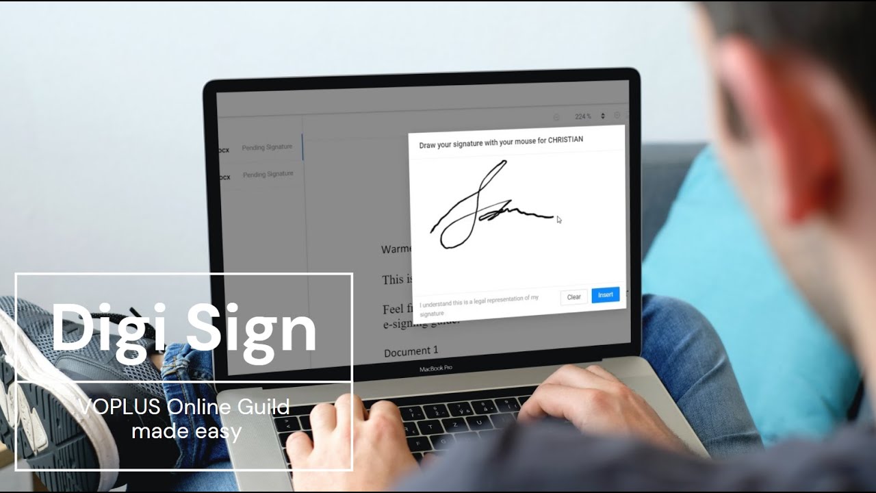 VOPLUS Digital Signature (DigiSign) Guide - YouTube