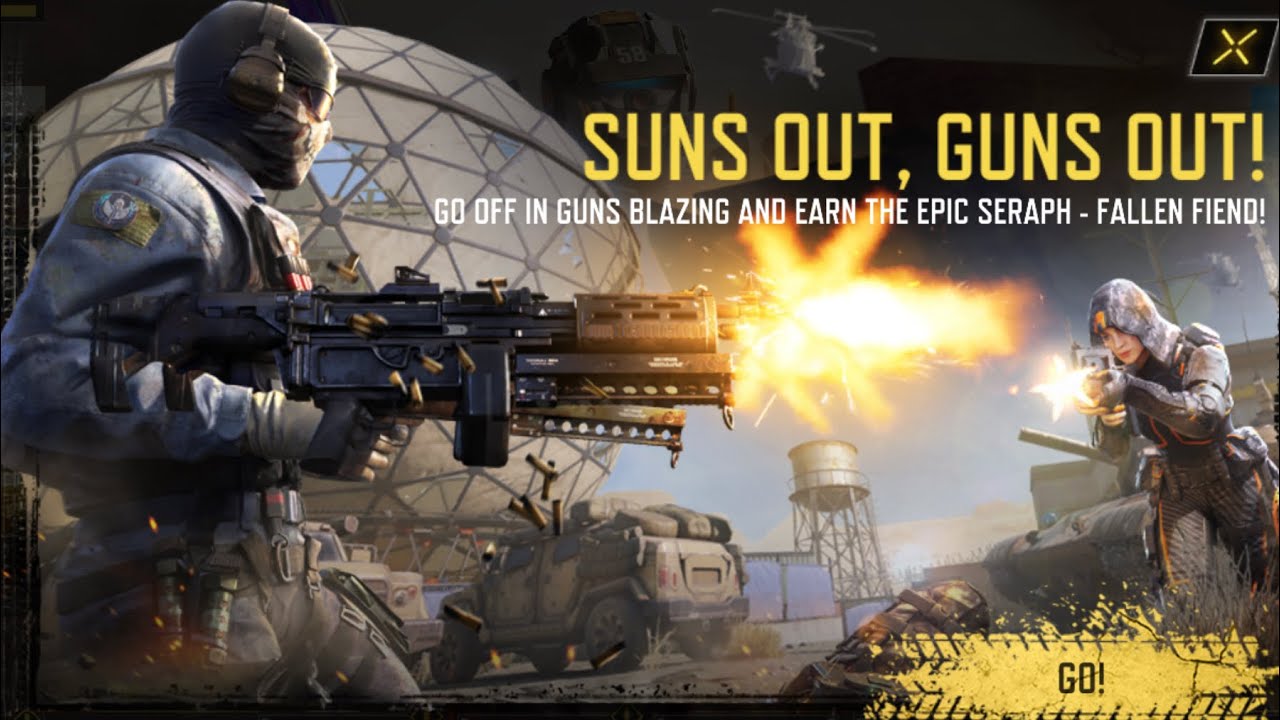 SUNS OUT, GUNS OUT! GO OFF IN GUNS BLAZING AND EARN THE EPIC SERAPH ...