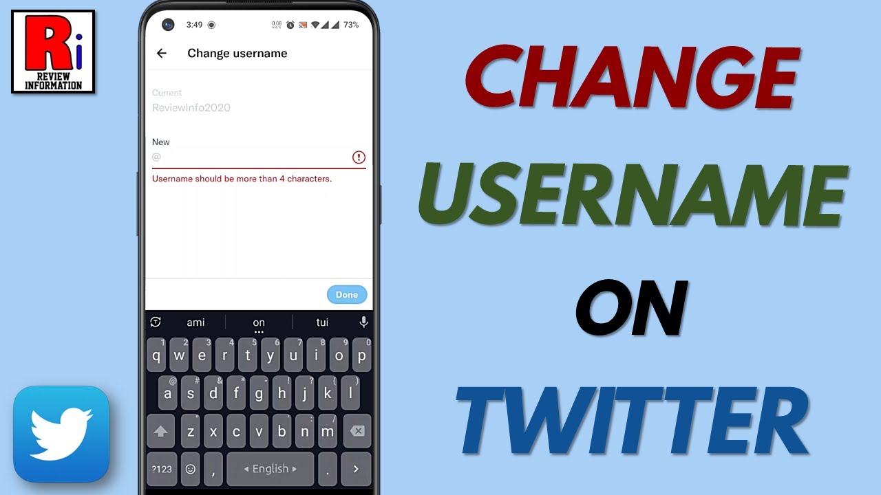 How to Change Your Username on Twitter - YouTube