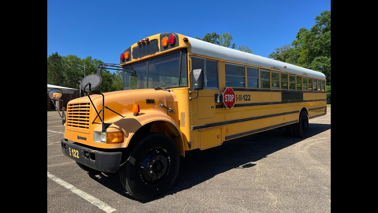 2000 International 3800 American Transport 71 Passenger School Bus ...