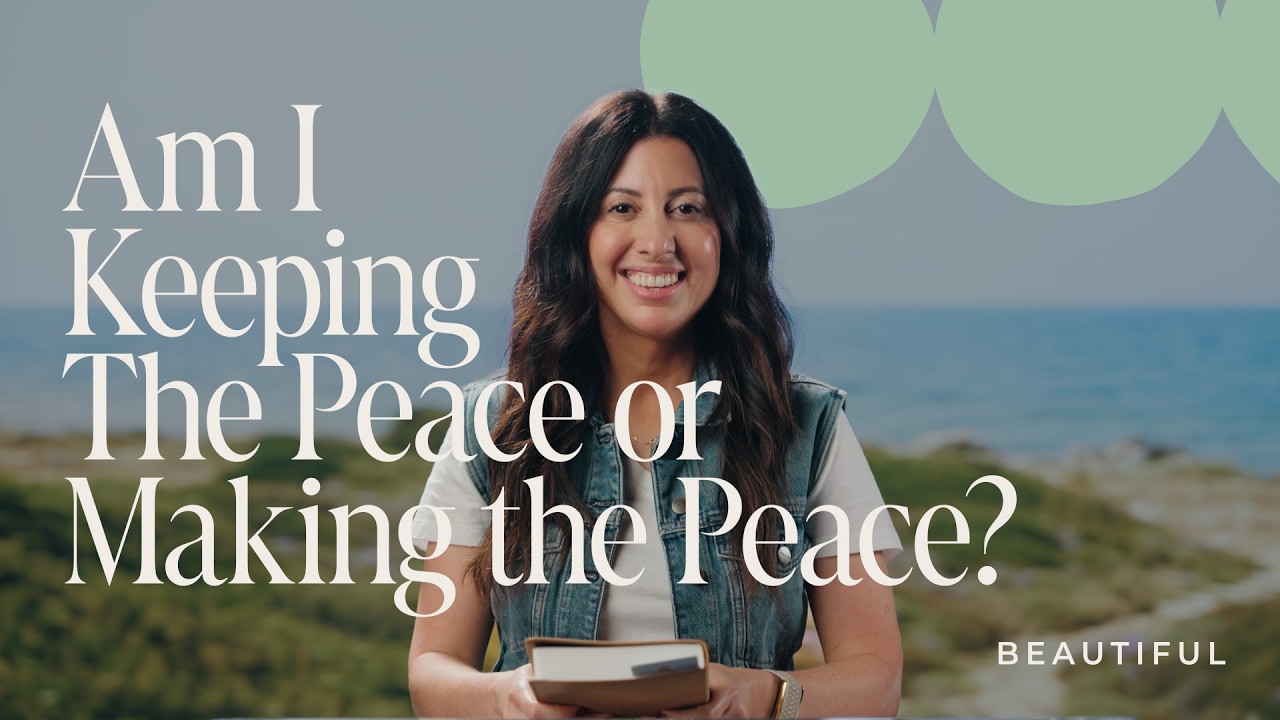 Am I Keeping The Peace or Making the Peace? - YouTube