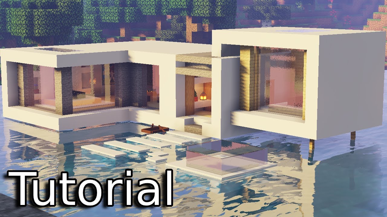 Minecraft: How To Make A Floating Modern House | Simple & Easy ...