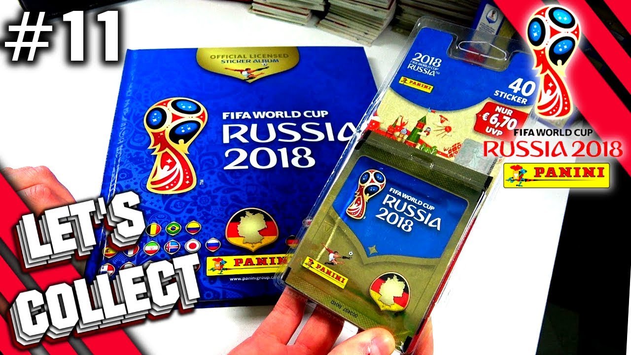 Panini FIFA WORLD CUP 2018 WM STICKER: LET'S COLLECT #11 BLISTER ...