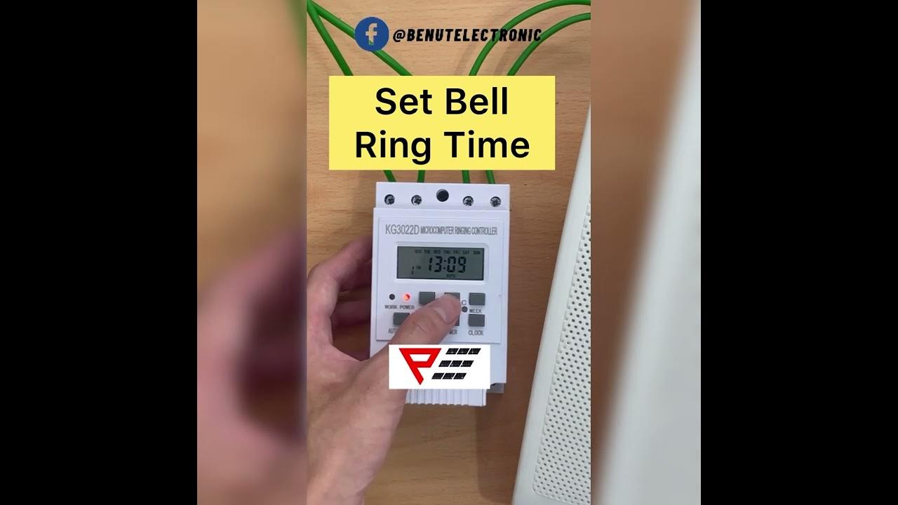 KG3022D Automatic Microcomputer Ringing Bell Timer Factory Bell School ...