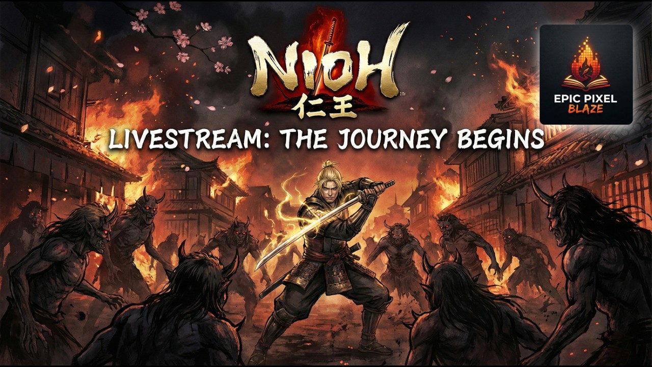 Nioh Livestream - The Dark Samurai's Journey Begins | Epic Yokai Boss ...