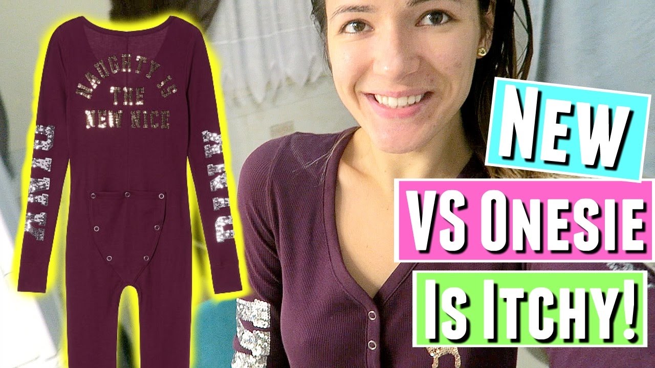 NEW VICTORIA SECRET ONESIE IS ITCHY! & I try pumpkin spice cheerios ...