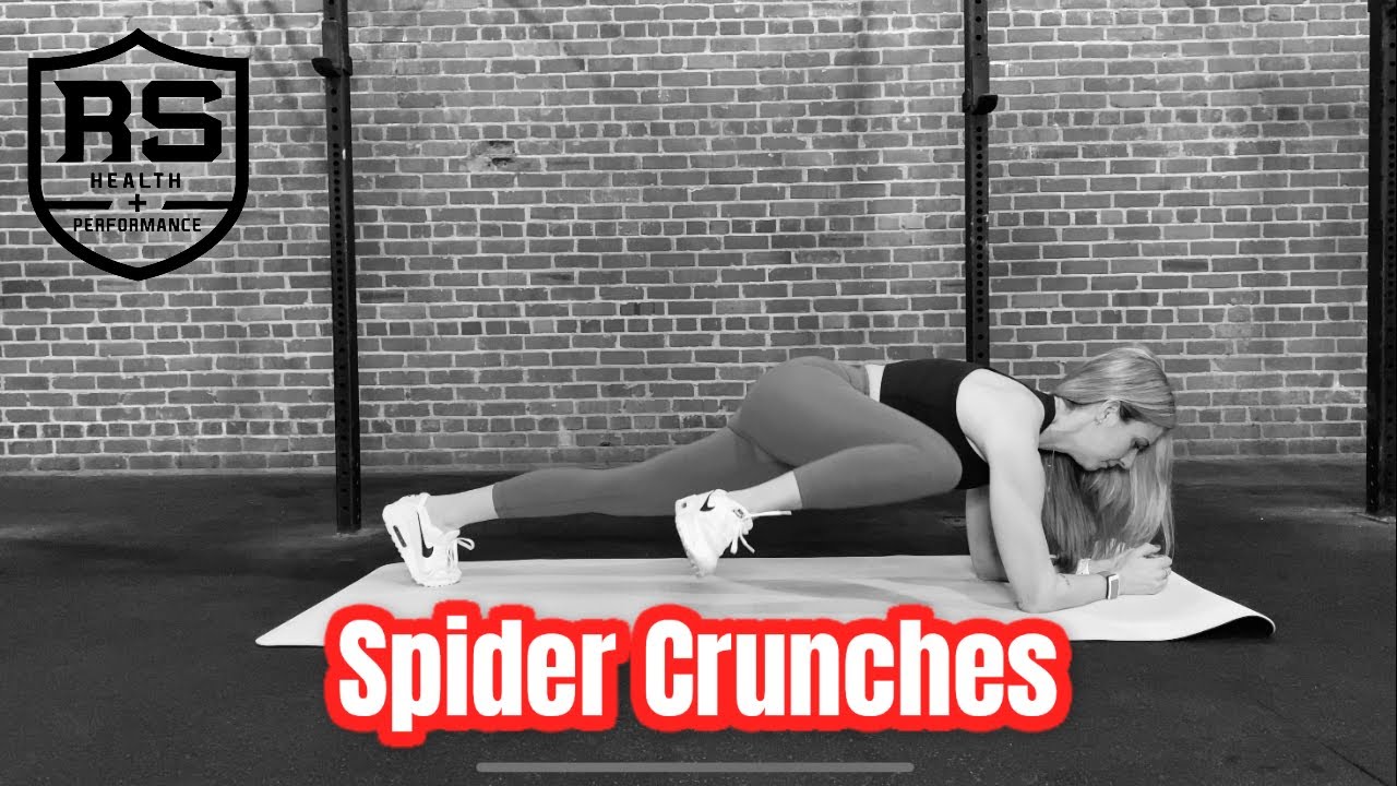 Spider Crunches - YouTube