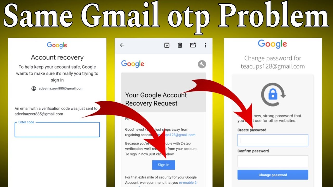 How To Recover Gmail Account Same Gmail OTP Problem Gmail Account how-to-recover-gmail-account-same-gmail-otp-problem-gmail-account