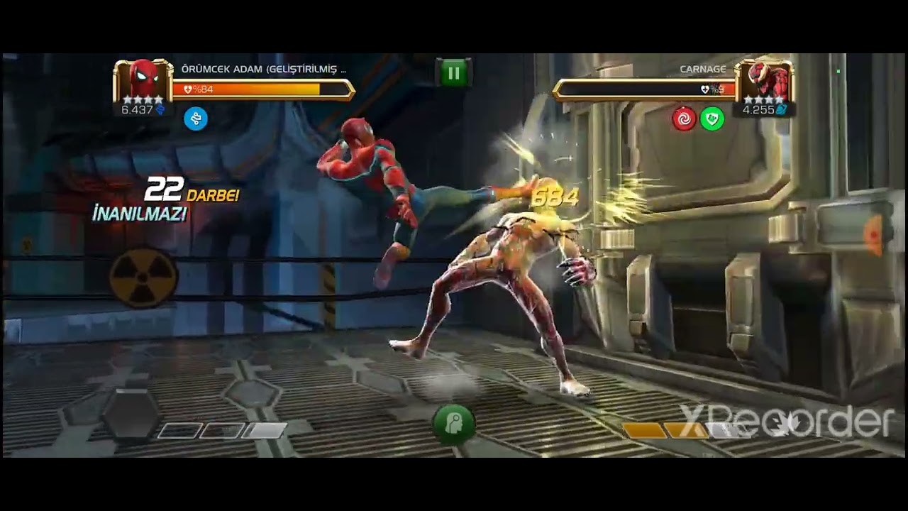 MCOC STARK SPIDEY VS CARNAGE - YouTube