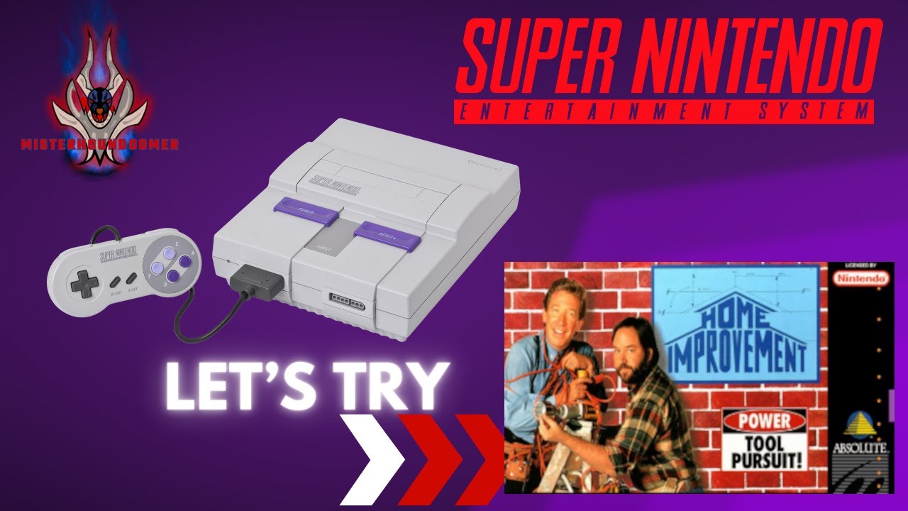 Home Improvement Power Tool Pursuit - Super Nintendo Let's Try Series ...