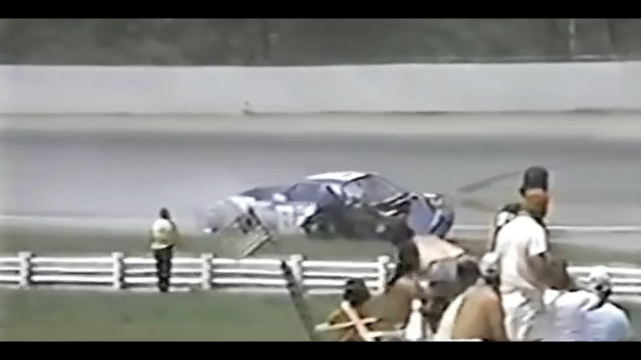 1989 AC Spark Plug 500 - Jimmy Horton Crash (Aftermath) - YouTube
