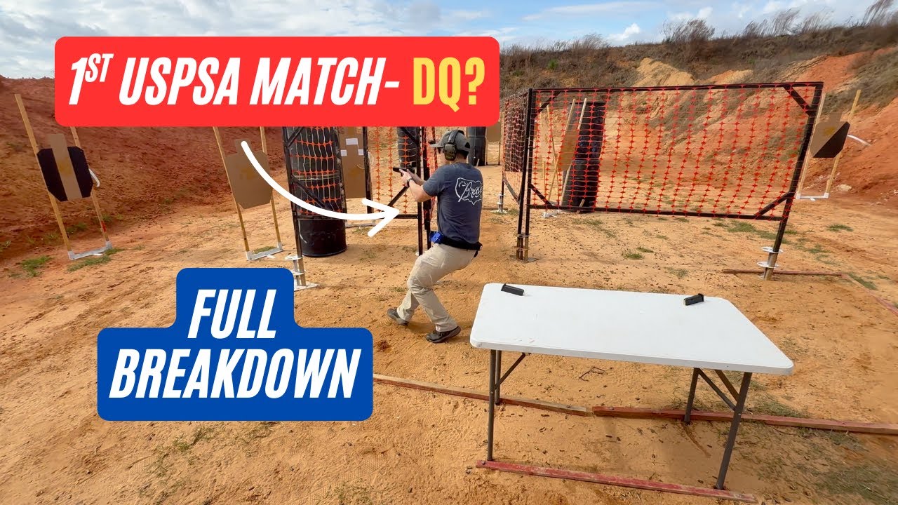 1st USPSA Match Full Breakdown and Lessons - YouTube