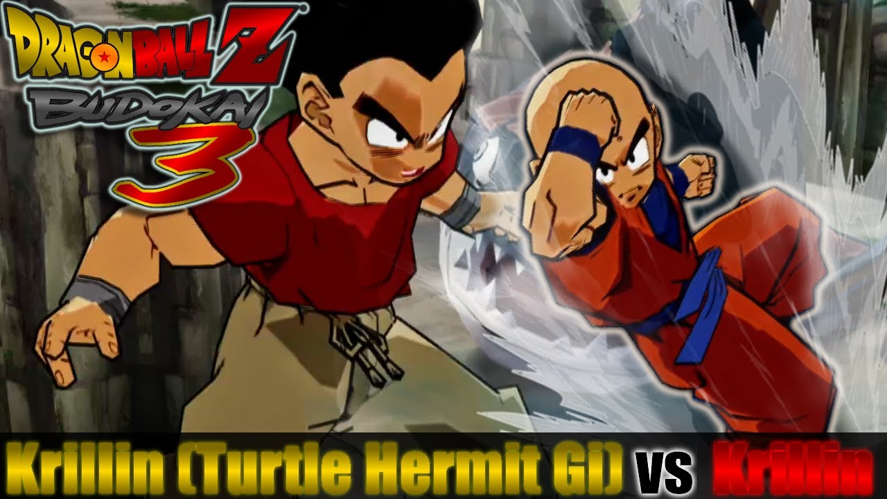 Dragon Ball Z Budokai 3 Krillin (Turtle Hermit Gi) vs Krillin (Majin ...