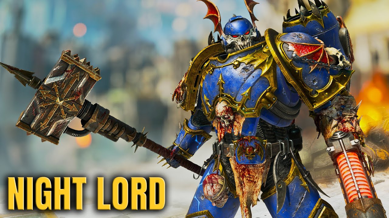 NIGHT LORDS CHAMPION vs Pathetic Worms - Warhammer 40k: Space Marine 2 ...