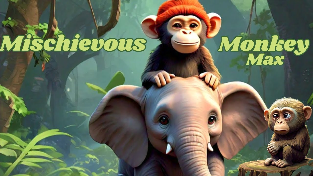 Moral story -The Mischievous Monkey Max - YouTube
