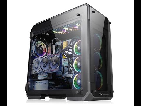 How to install 7 inch LCD display in your PC case TT VIEW 71 TG ...