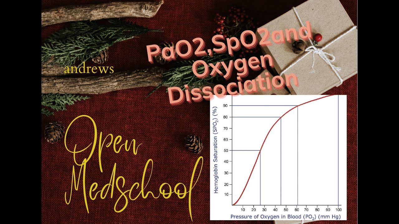 Spo2, Pao2 and oxygen dissociation - YouTube