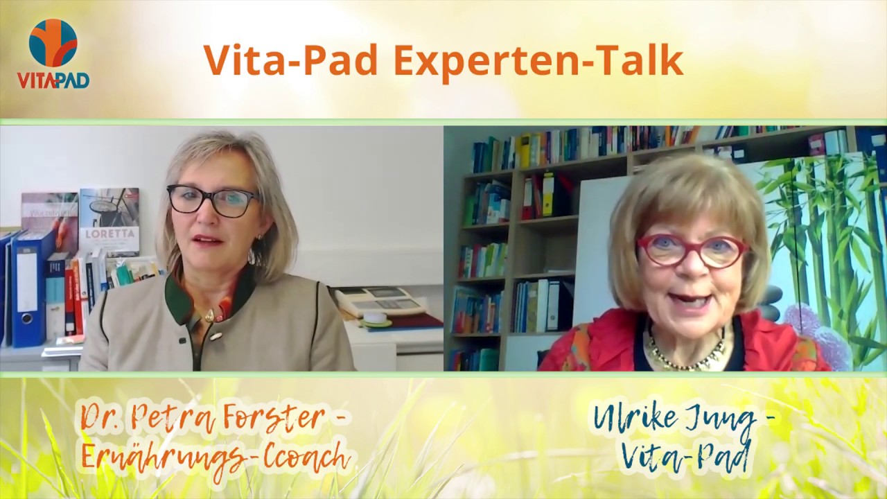 Vita-Pad Experteninterview mit Dr. Petra Forster und Ulrike Jung - YouTube