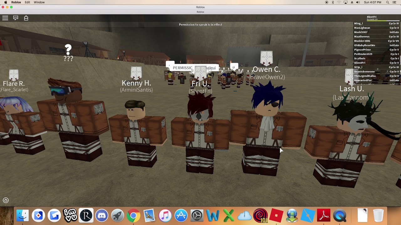 (AOT:U) Cadet Training - YouTube