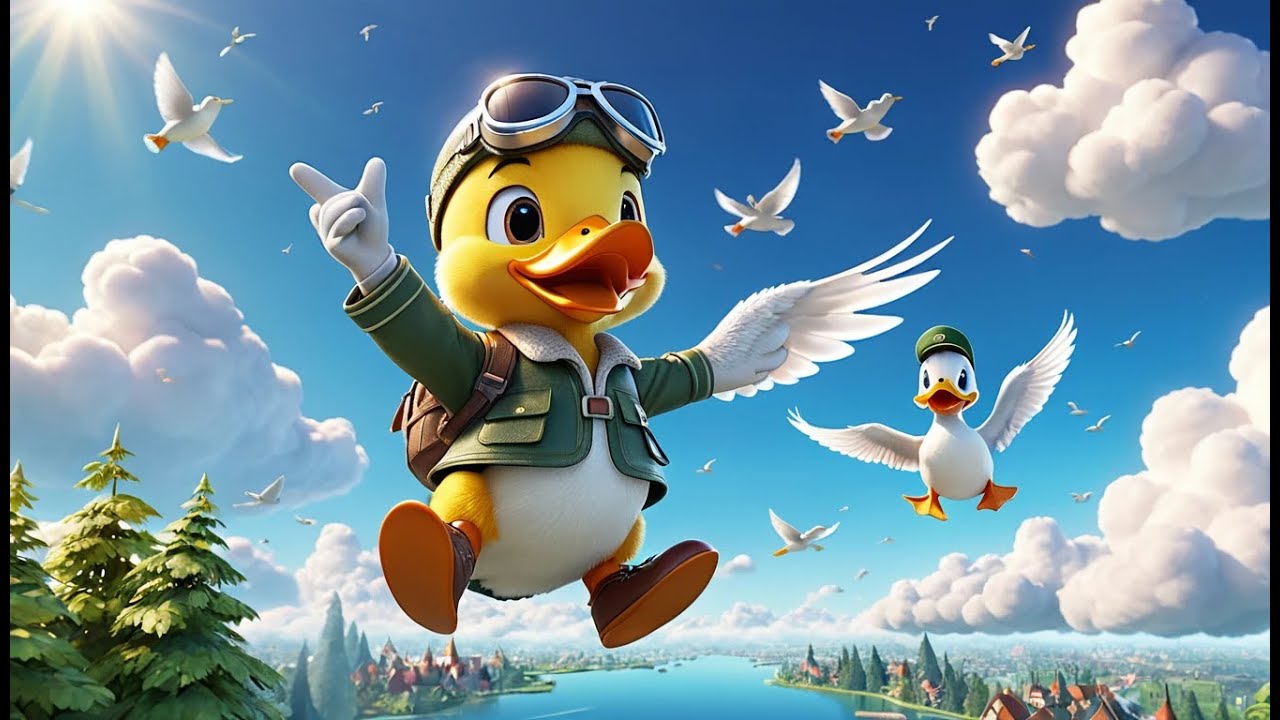 Ducky Flappy Wings Go Flap Flap Flap | Fun Duck Song for Kids | Toddler ...