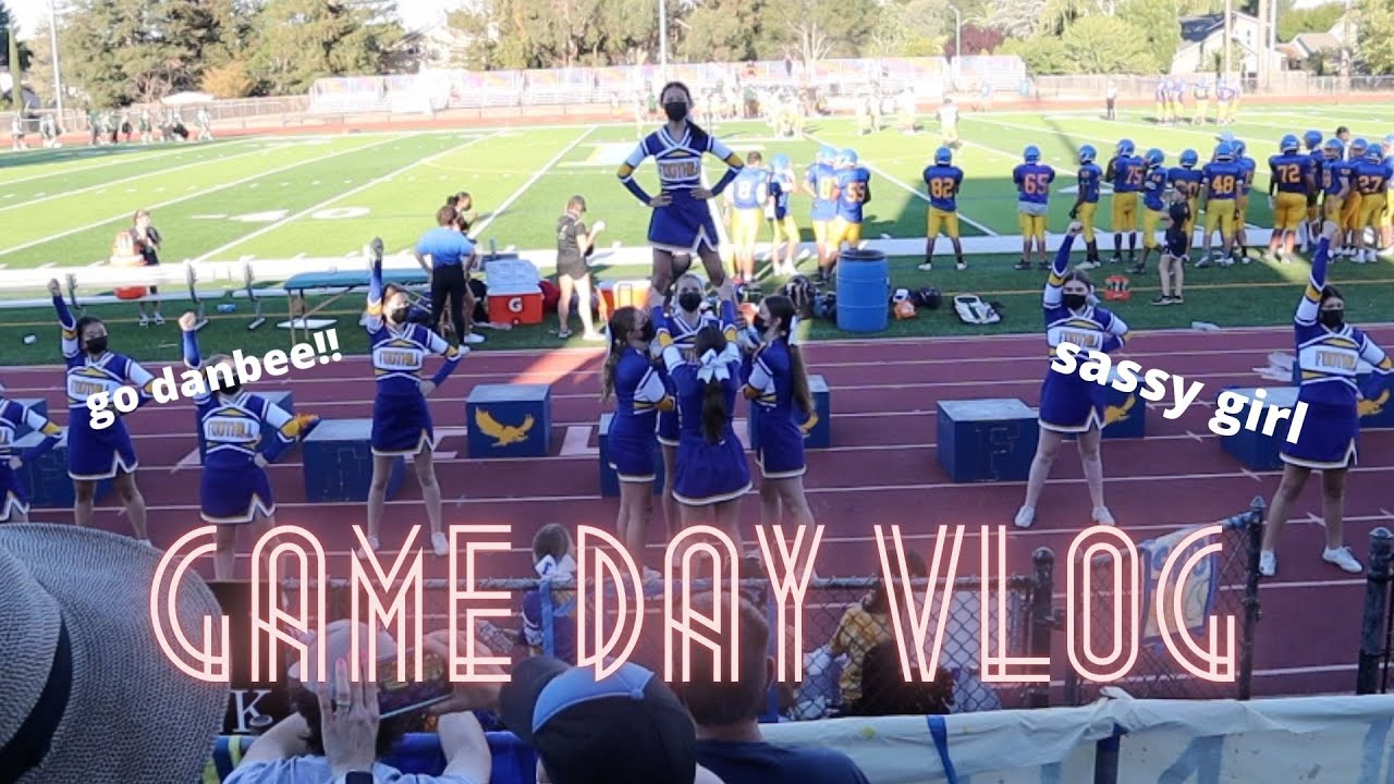 GAME DAY VLOG | JV cheer & football game - YouTube